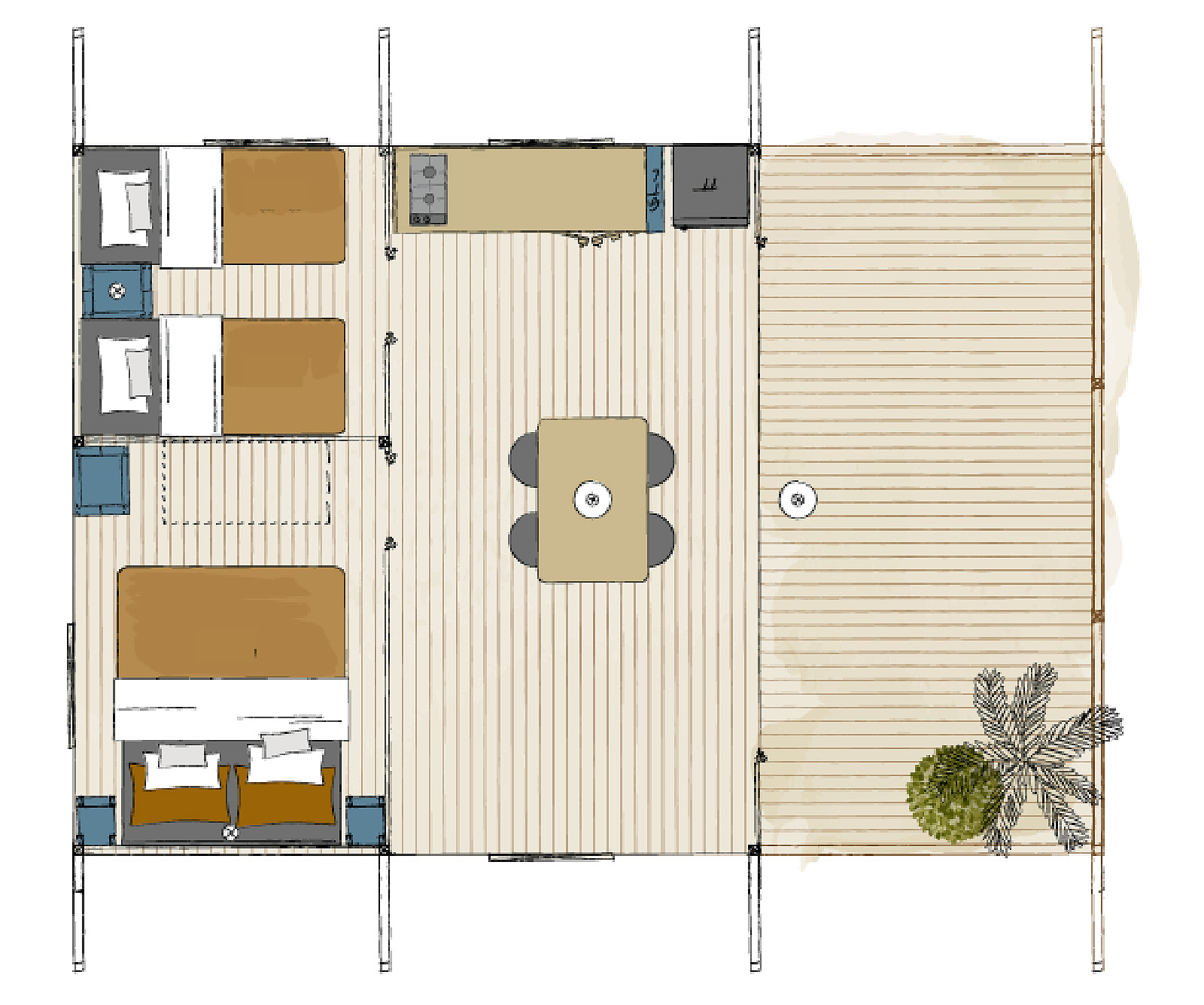 Tente lodge | Camping La Vetta FR